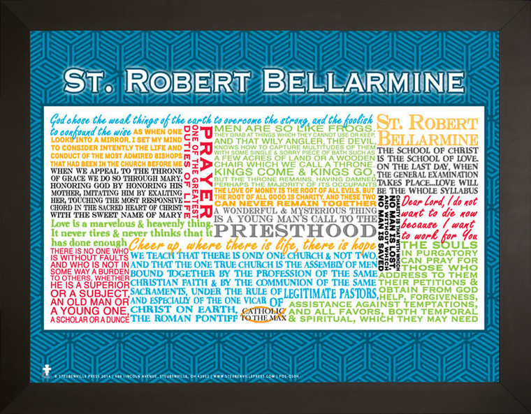 Saint Robert Bellarmine Quote Poster