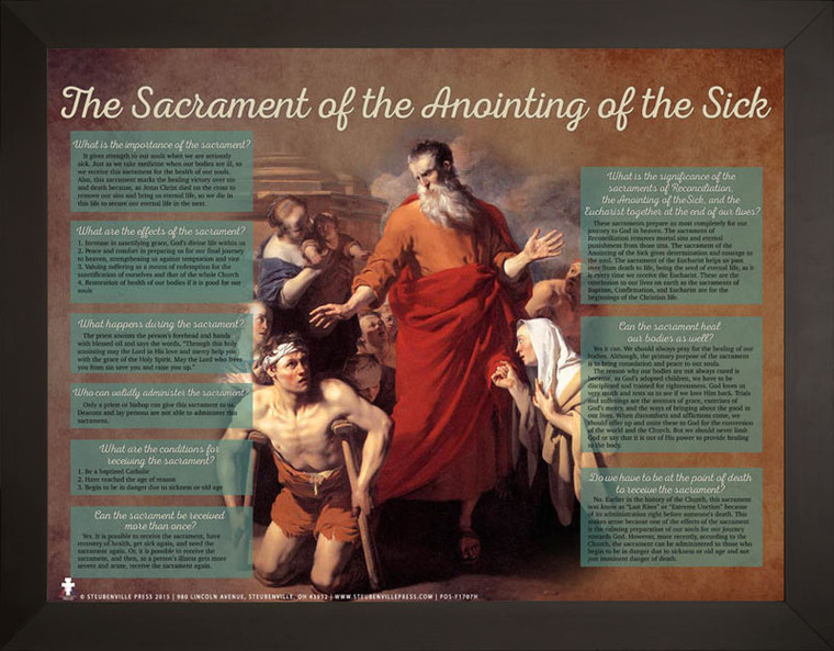 Anointing of the Sick Explained Poster - Catholic to the Max - Online ...
