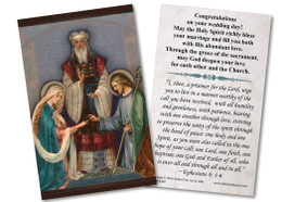 Wedding Holy Card