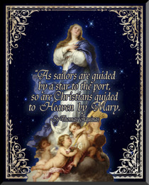 Immaculate Conception Graphic Wall Plaque - Catholic to the Max ...