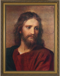 Christ at 33 by Hoffman - Gold Framed Art - Catholic to the Max ...