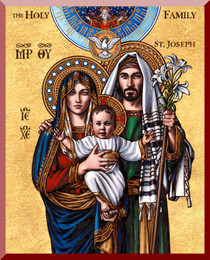 Theophilia Holy Family Icon 2 Wall Plaque - Catholic to the Max ...