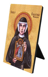 Theophilia St. Faustina Icon Desk Plaque - Catholic to the Max - Online ...