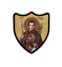 Theophilia St. George Shield Iron-On Patch - Catholic to the Max ...