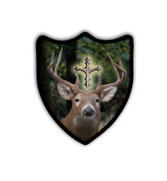 St. Hubert Shield Iron-On Patch - Catholic to the Max - Online Catholic ...