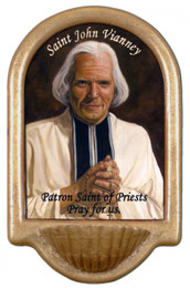 St. John Vianney Holy Water Font - Catholic to the Max - Online ...
