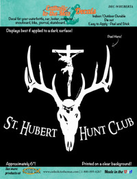 St. Hubert Hunt Club Decal - Catholic to the Max - Online Catholic Store
