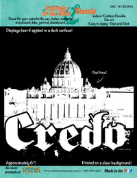 Credo Decal - Catholic to the Max - Online Catholic Store