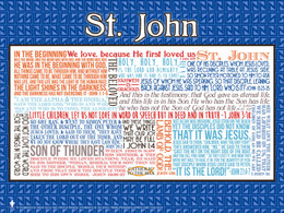 Saint John the Evangelist Quote Poster