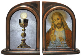 Bookends: Christ and Chalice