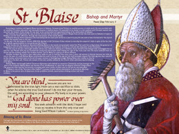 Saint Blaise Explained Poster - Catholic to the Max - Online Catholic Store