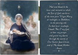 Star of Bethlehem Diptych with St. Andrew Novena Prayer