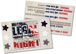 Just Because It's Legal Pro-Life Card - Catholic to the Max - Online ...