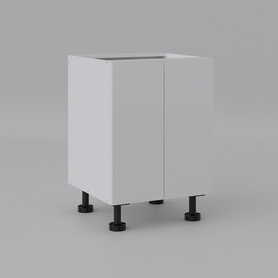 Buy Base Cabinet 600mm 2 Door UV White