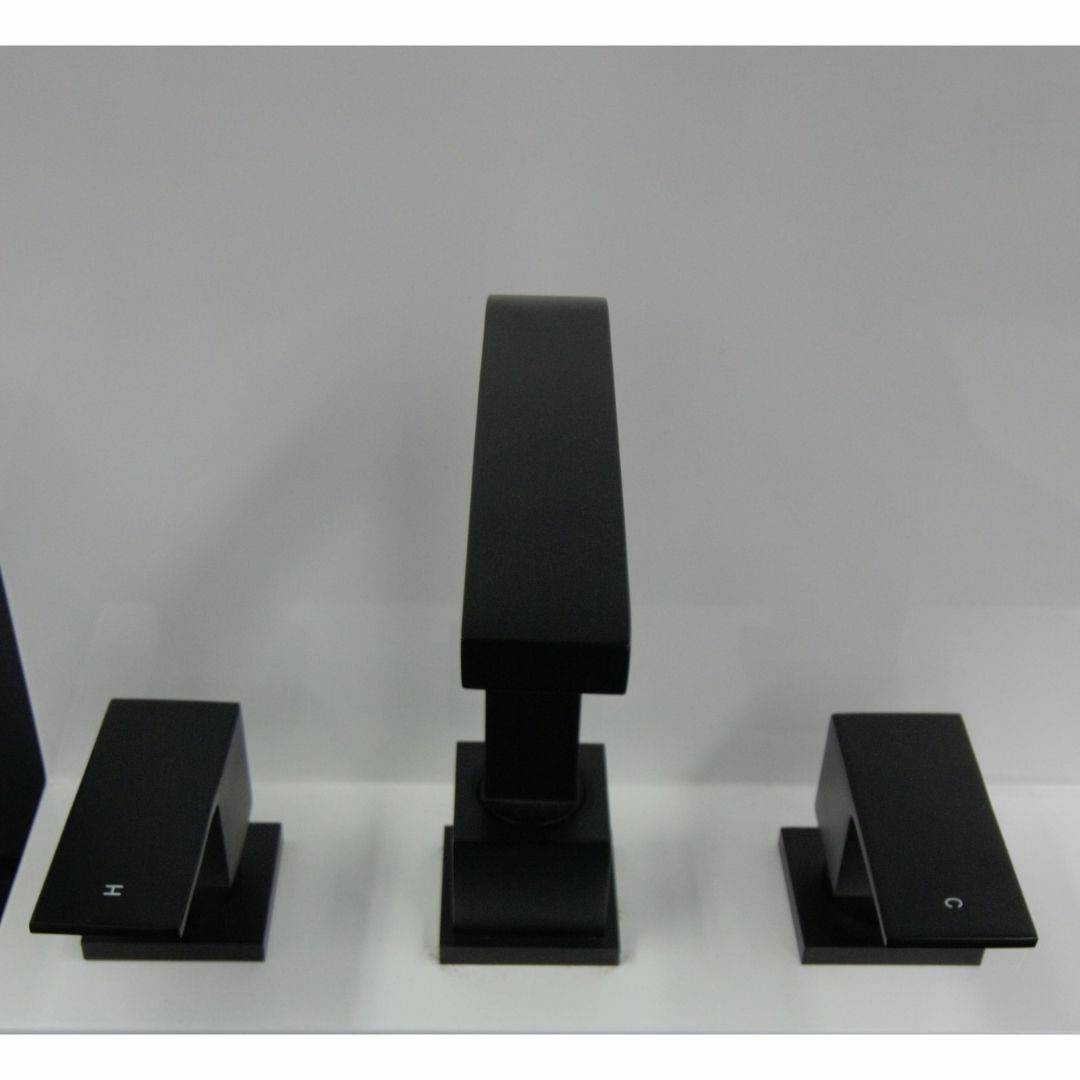 Buy Square - Basin Set Matte Black