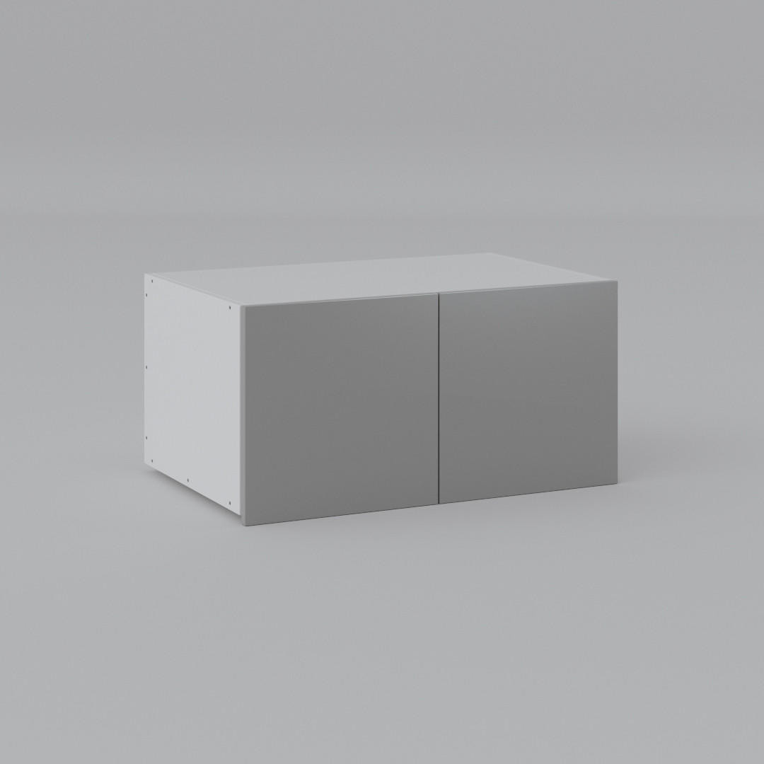 Buy Fridge Cabinet 1000mm with 2 Doors in UV Light Grey