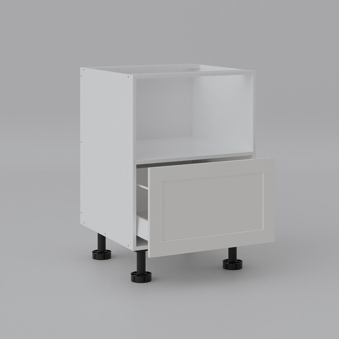 Buy Base Microwave Cabinet 600mm with 1 Drawer in PU Shaker