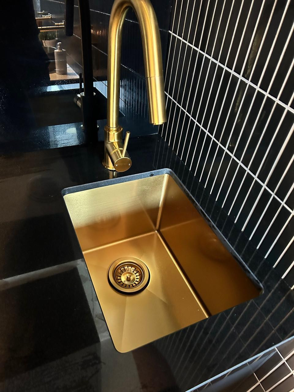 Buy Quadro 30L - Brushed Gold Laundry Trough