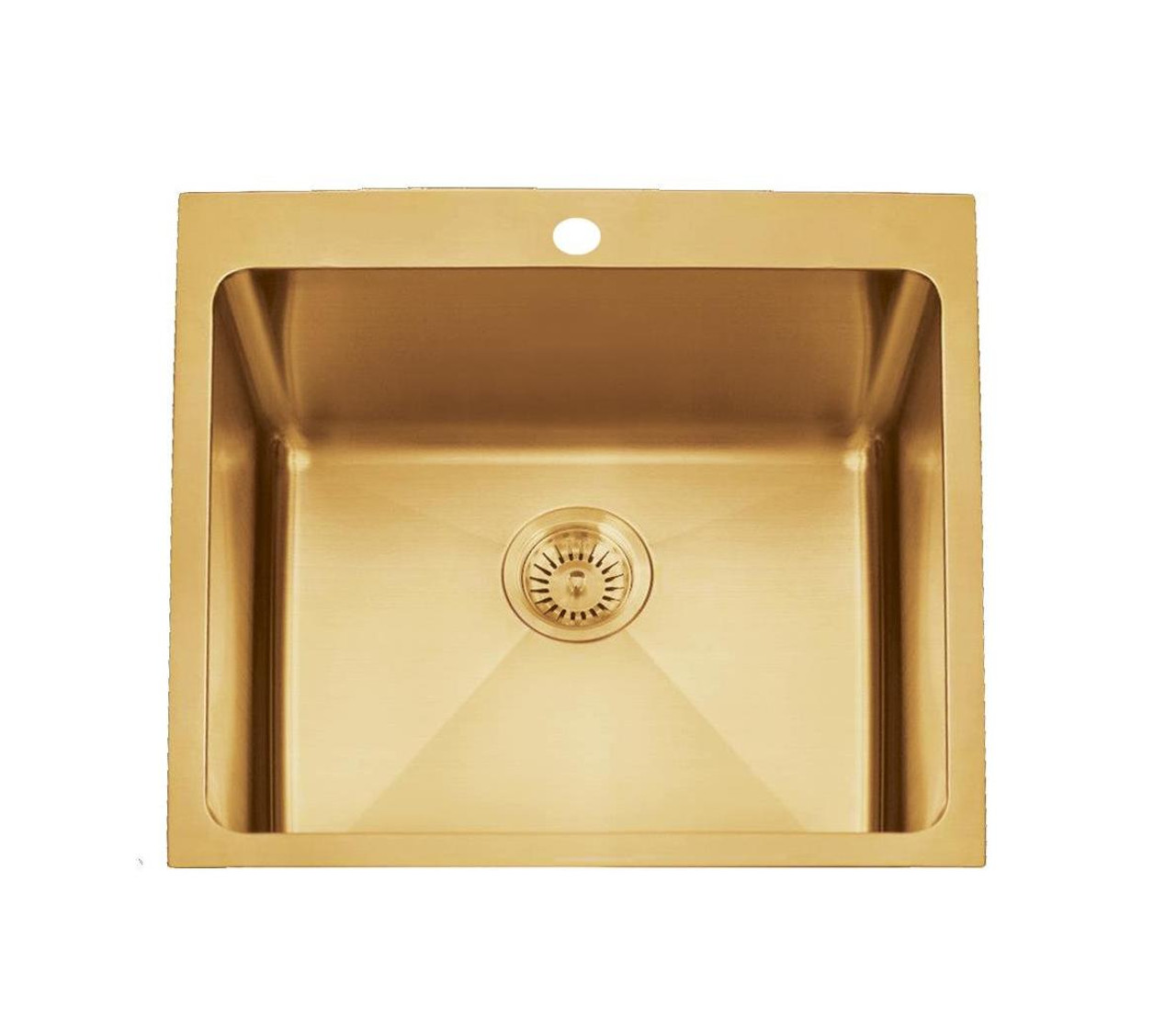 Buy Quadro 45L - Brushed Gold Laundry Trough