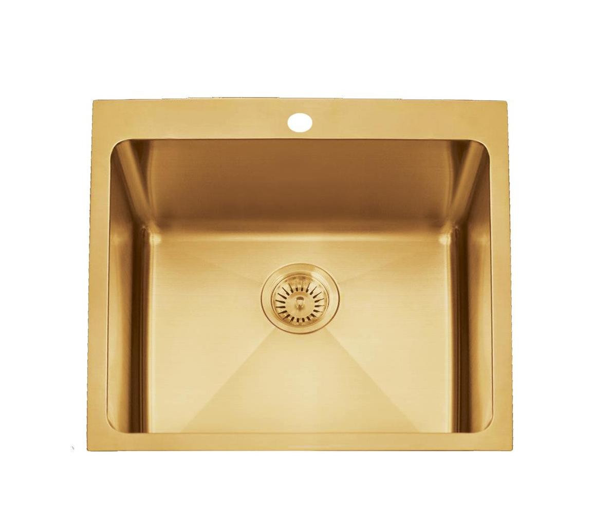 Buy Quadro 45L - Brushed Gold Laundry Trough