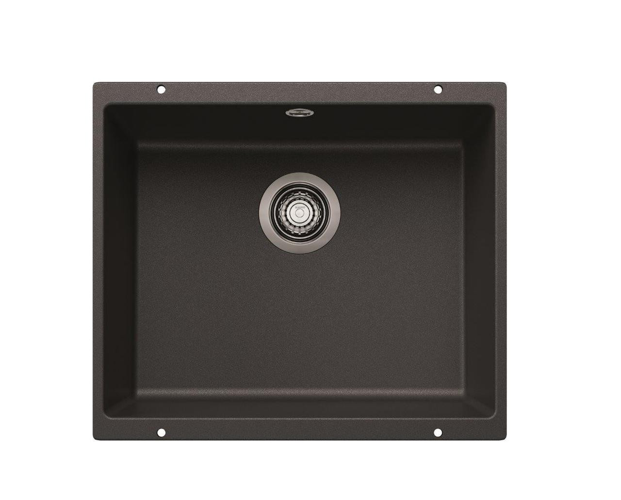 Buy Blanco Rotan 400 - Black Granite Single Undermount Sink