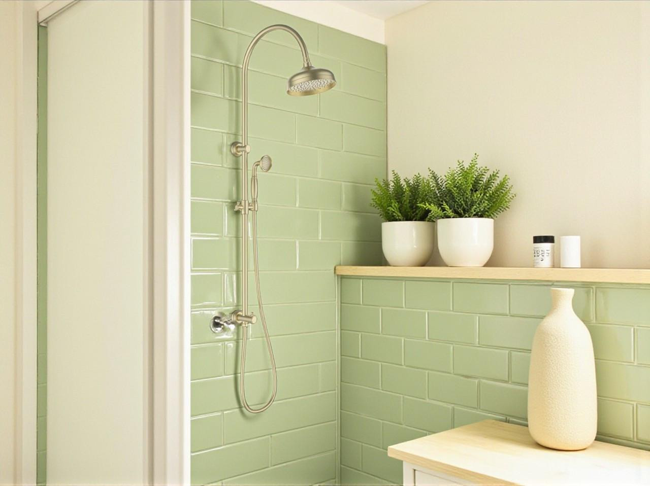 Buy Charlotte - Shower Column Brushed Gold