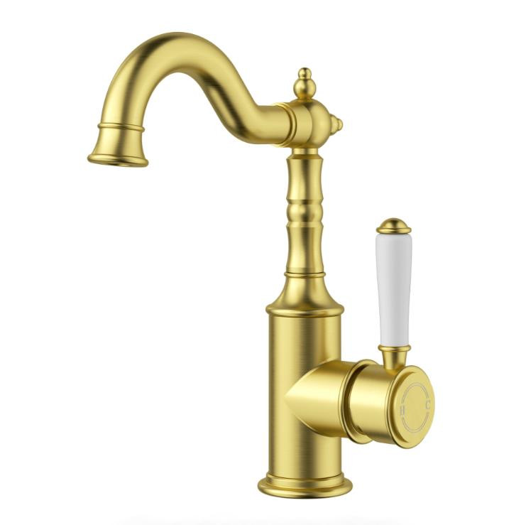 Buy Charlotte - Brushed Gold Basin Mixer