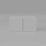 Buy Fridge Cabinet 1000mm with 2 Doors in PU Shaker