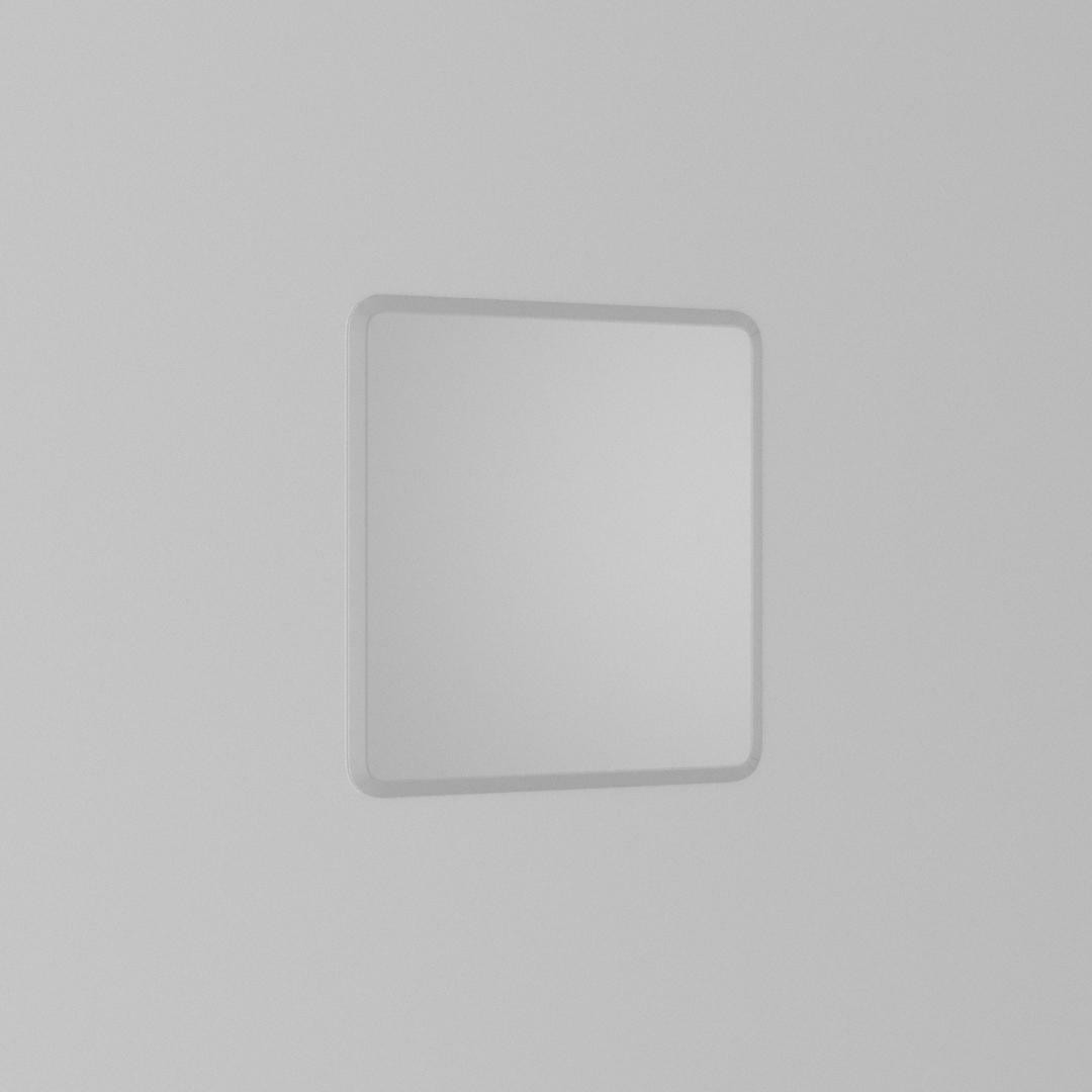 Round Corner Mirror 600mm x 600mm