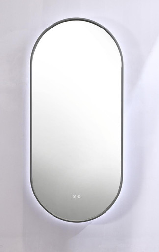 Buy Sage Framed LED Oval Mirror with Anti-Fog – 500 x 1100mm