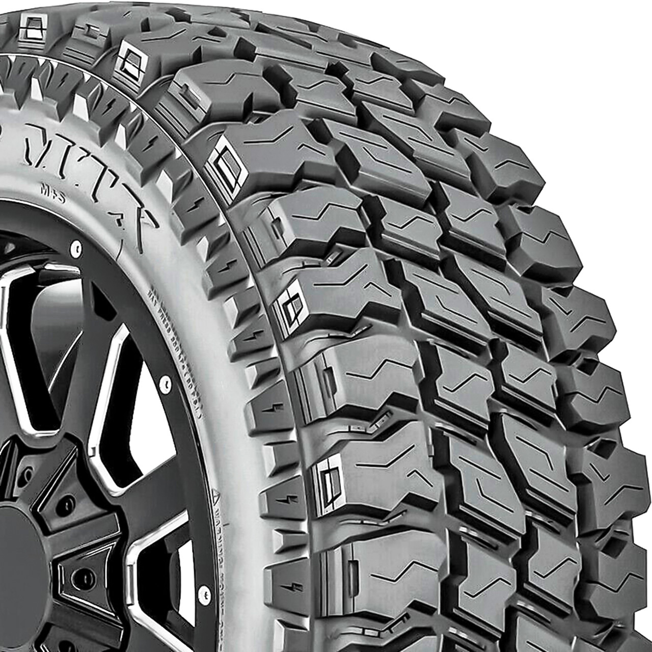 TBC Mud Claw Comp MTX LT 275/70R18 125/122Q E (10 Ply) MT M/T Mud ...