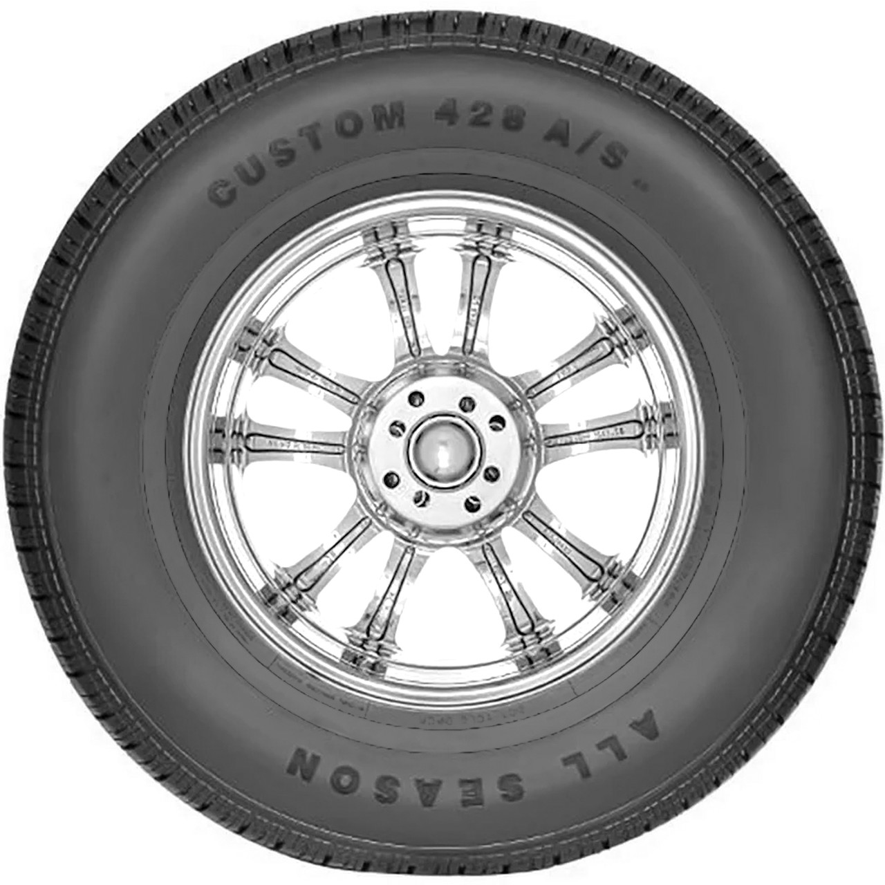 Custom 428 A/S 205/70R15 95S AS All Season Tire - TireMart.com