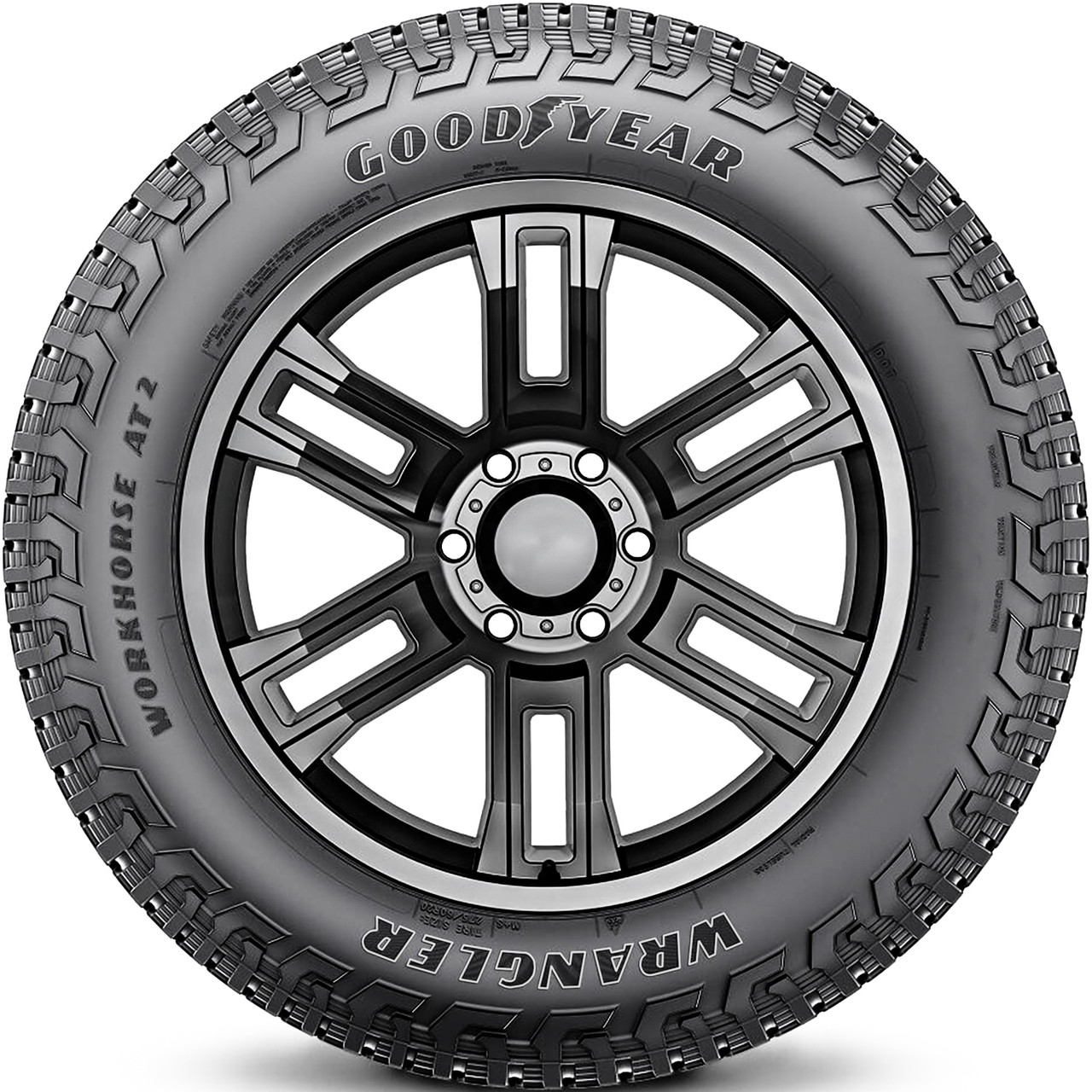 Goodyear Wrangler Workhorse AT2 LT 275/70R18 125/122S E (10 Ply) (OWL)