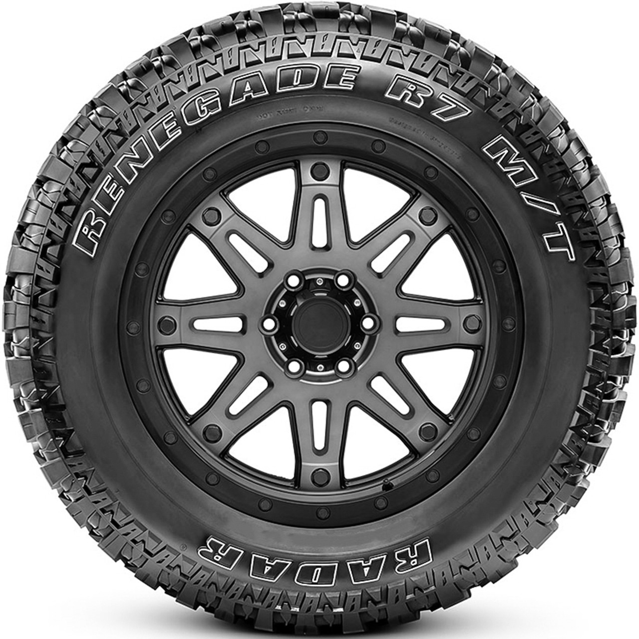 Radar Renegade R7 M/T LT 35X12.50R17 125Q E (10 Ply) MT Mud Terrain Tire