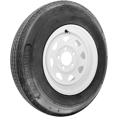 RubberMaster S257 ST 185/80D13 C78-13 C 6 Ply 5 on 4.5 Eight Spoke Assembly