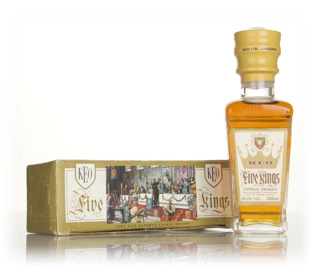 KEO Five Kings Cyprus Brandy (33.5cl) - 1970s 34cl | Master Of Malt