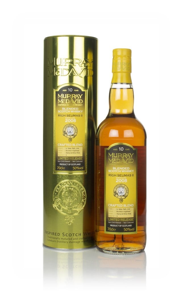 Rìgh Seumas II 10 Year Old 2008 - Crafted Blend (Murray McDavid) (2019 ...