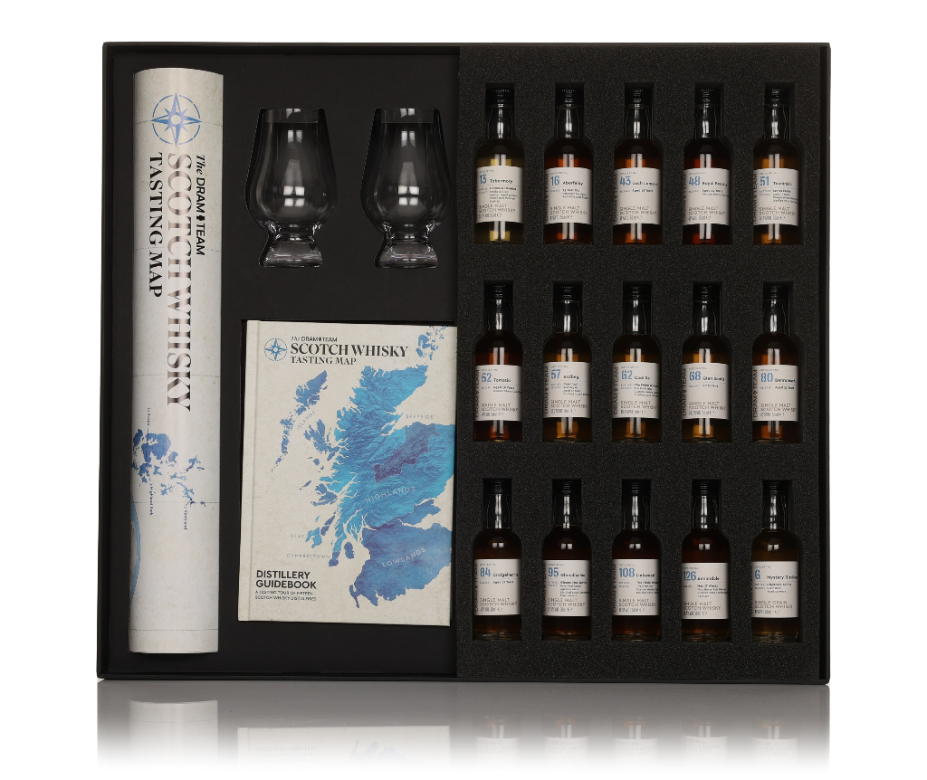 The Dram Team Scotch Whisky Tasting Map 75cl | Master Of Malt