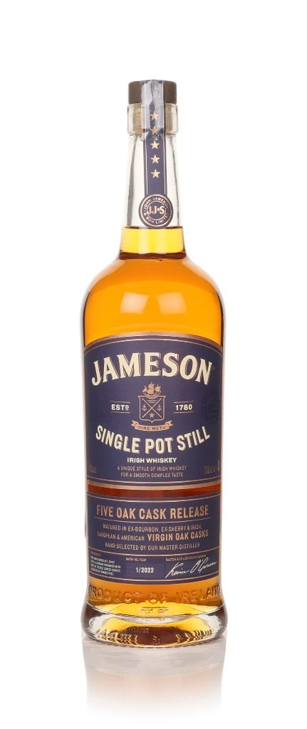 Jameson Single Pot Still - Five Oak Cask Release 70cl Whisky | Master ...
