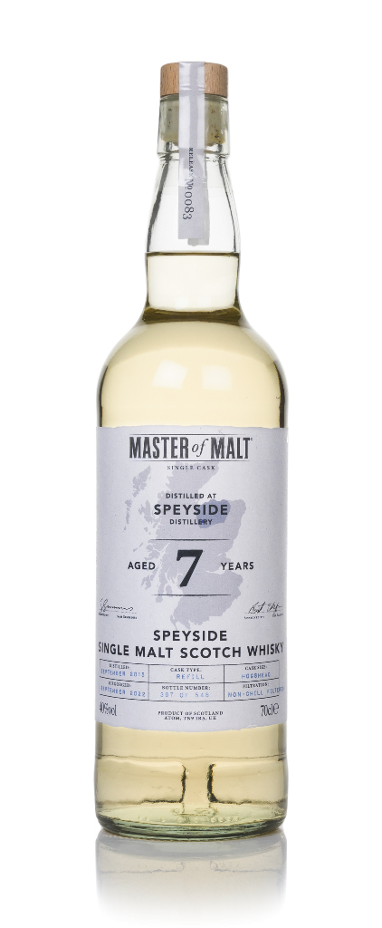 Speyside 7 Year Old 2015 Single Cask (Master of Malt) 70cl Whisky ...