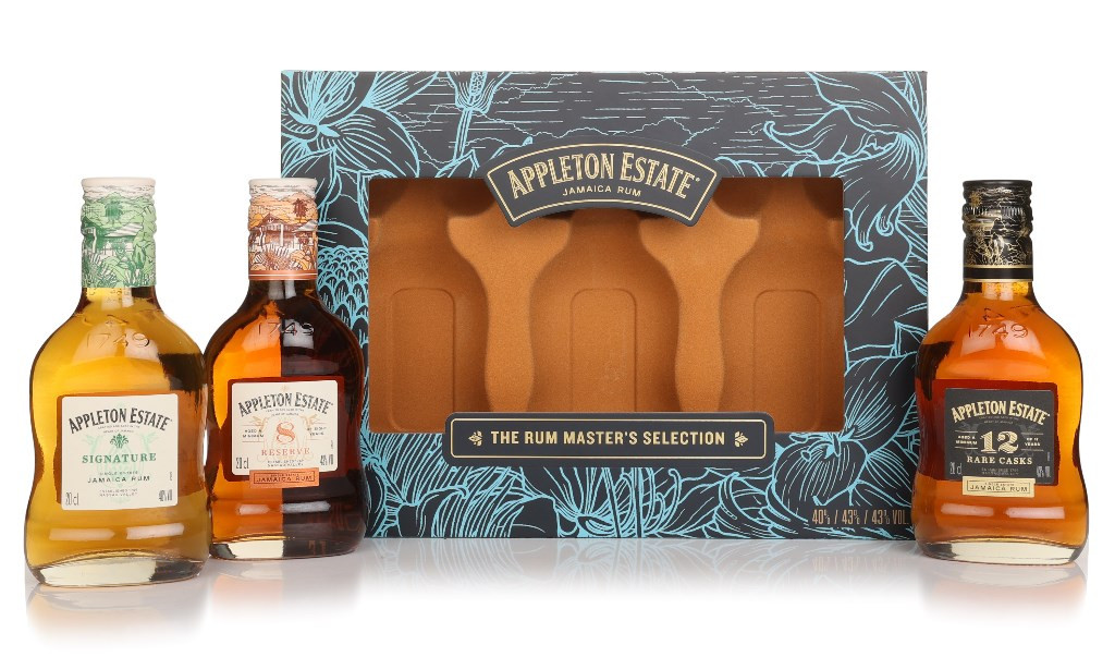 Appleton Estate The Rum Master's Selection Gift Set (3 x 200ml) 60cl ...