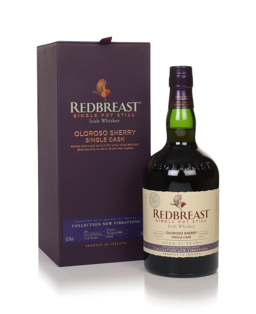 Redbreast 22 Year Old 2000 Oloroso Sherry Single Cask (cask 32336) - New Vibrations 70cl Whisky ...