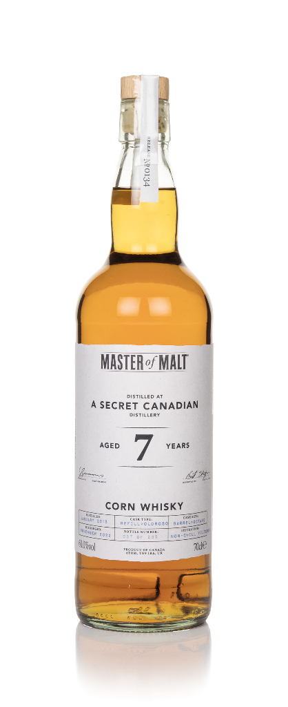 Secret Canadian Distillery 7 Year Old 2015 (Master of Malt) 70cl Whisky ...