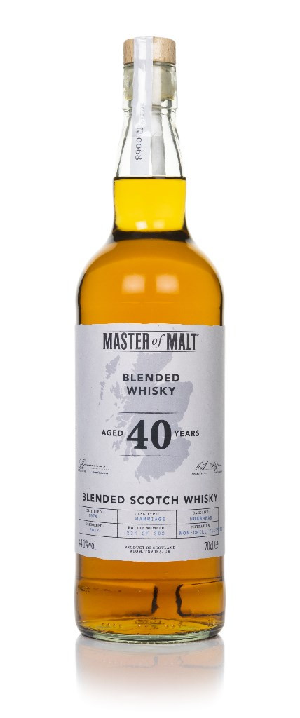 Blended Scotch Whisky 40 Year Old 1976 (Master of Malt) 70cl | Master ...