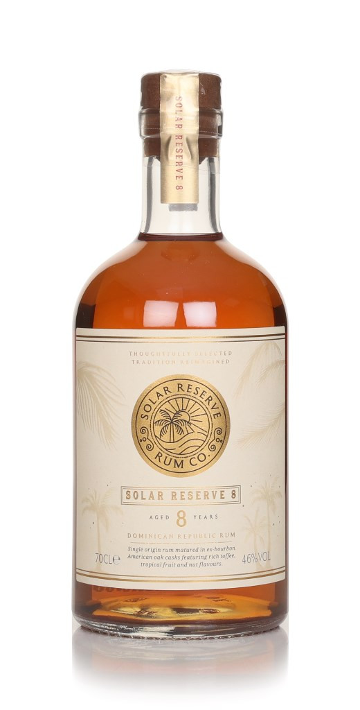 Solar Reserve 8 - Single Origin 8 Year Old Dominican Republic Rum 70cl ...