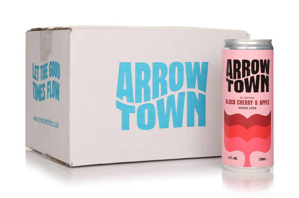 Arrowtown Black Cherry & Apple Vodka Soda (12 x 330ml) 396cl | Master ...
