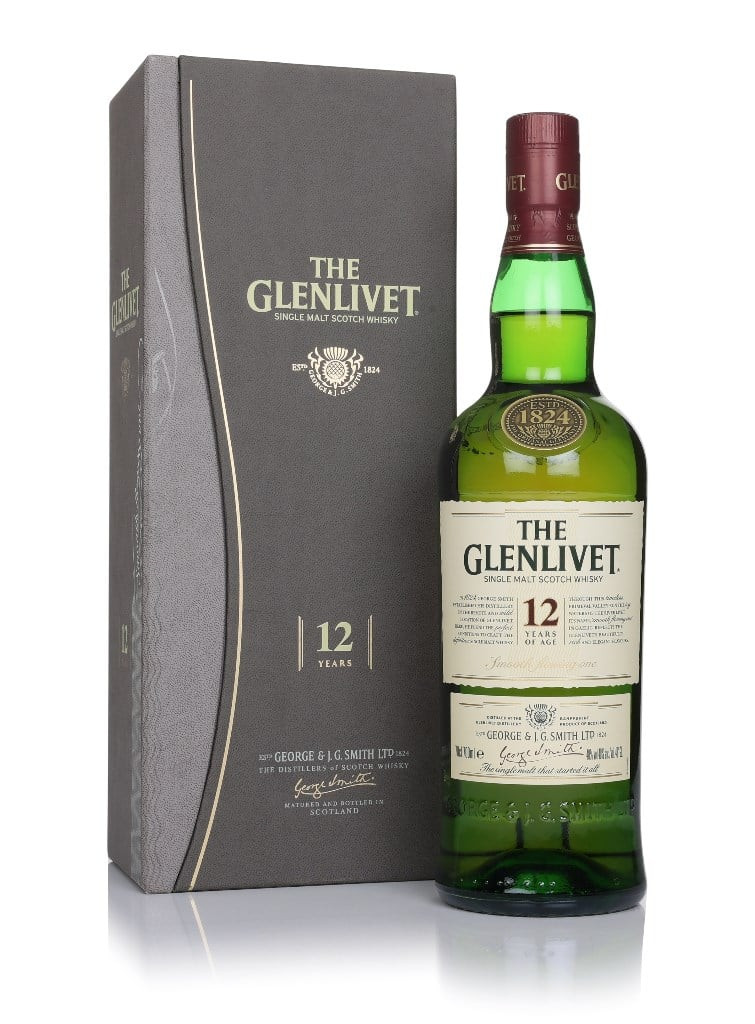The Glenlivet 12 Year Old (with Presentation Box) 70cl Whisky | Master ...