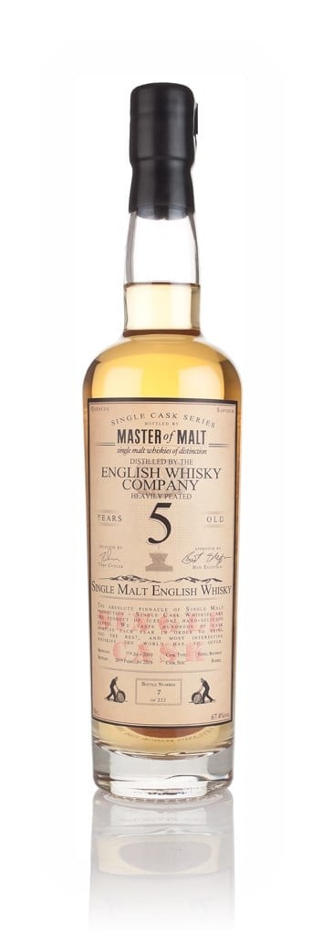 English Whisky Co. Heavily Peated 5 Year Old 2010 - Single Cask (Master ...