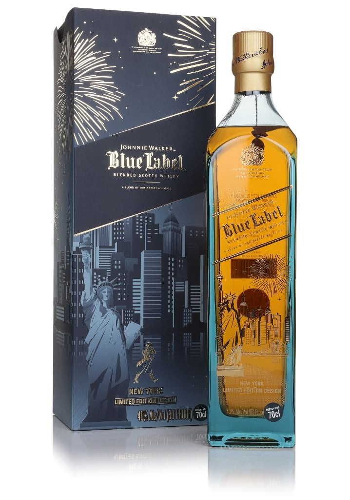Johnnie Walker Blue Label - New York Limited Edition Design 70cl Whisky ...