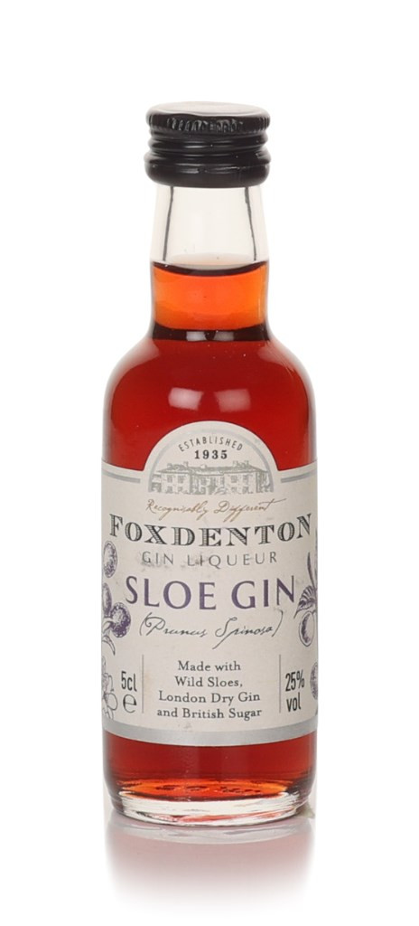 Foxdenton Estate Sloe Gin Miniature (50ml) 5cl | Master Of Malt
